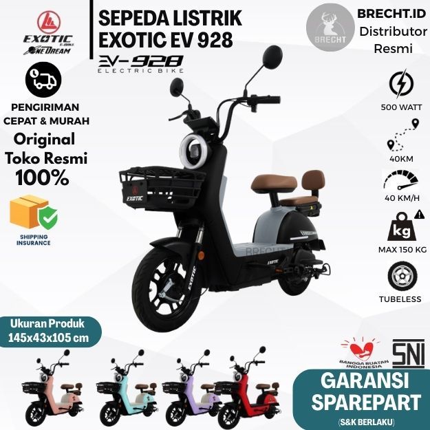 Jual Sepeda Motor Listrik Electric Bike Exotic EV-927 / EV 927 & EV 928 ...