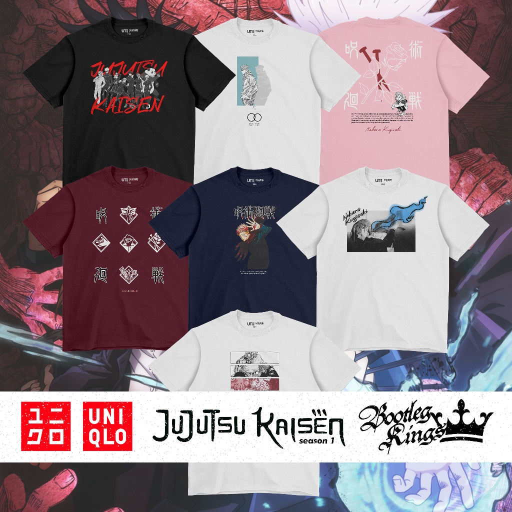 Jual [HOT] UNIQLO X JUJUTSU KAISEN UT GRAPHIC T-SHIRT | MATERIAL 24s ...