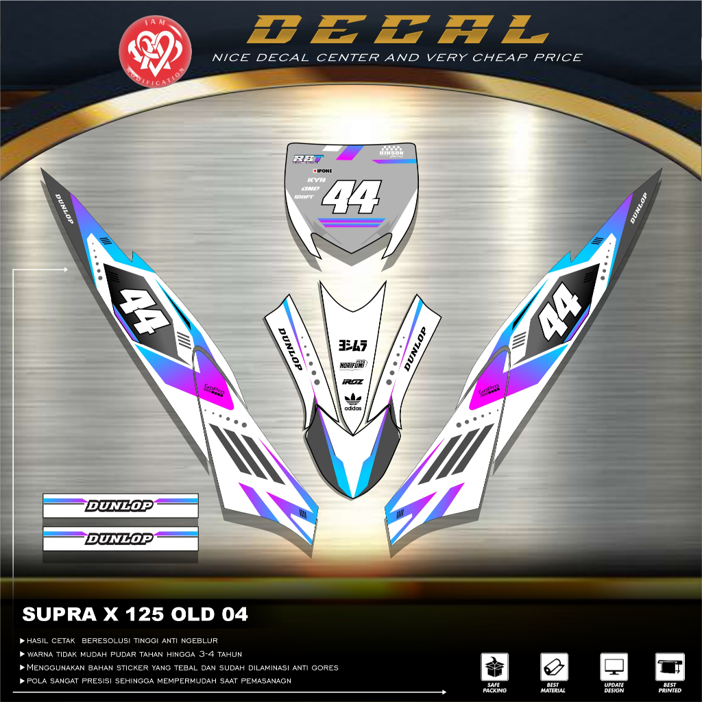Jual STICKER STRIPING SILUMAN MOTOR SUPRA X 125 OLD KARBU RBT BEBEK ...