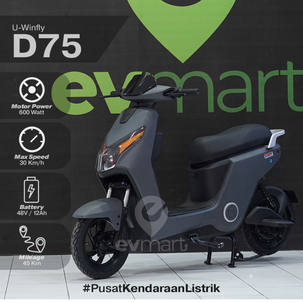 Jual SEPEDA LISTRIK U-WINFLY D75 | Shopee Indonesia