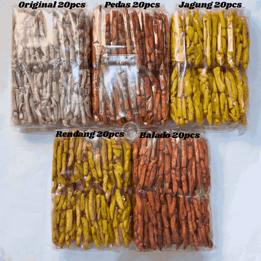 Jual Basreng Paket Usaha Warung 100pcs 5 Rasa | Shopee Indonesia