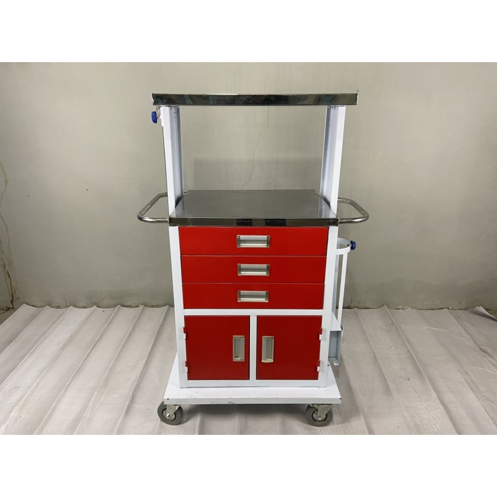 Jual Trolly emergency IGD besi advance/trolly IGD emergency rumahsakit ...