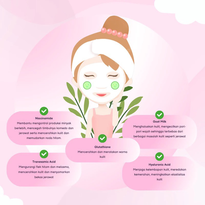 Jual CHIERRA BEAUTY Pink Glow Up Mask by Chierra Mencerahkan Kulit 50ml ...