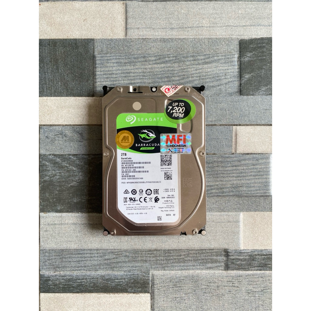 Jual Hardisk Seagate Barracuda 2TB 7200rpm Original MFI | Shopee Indonesia