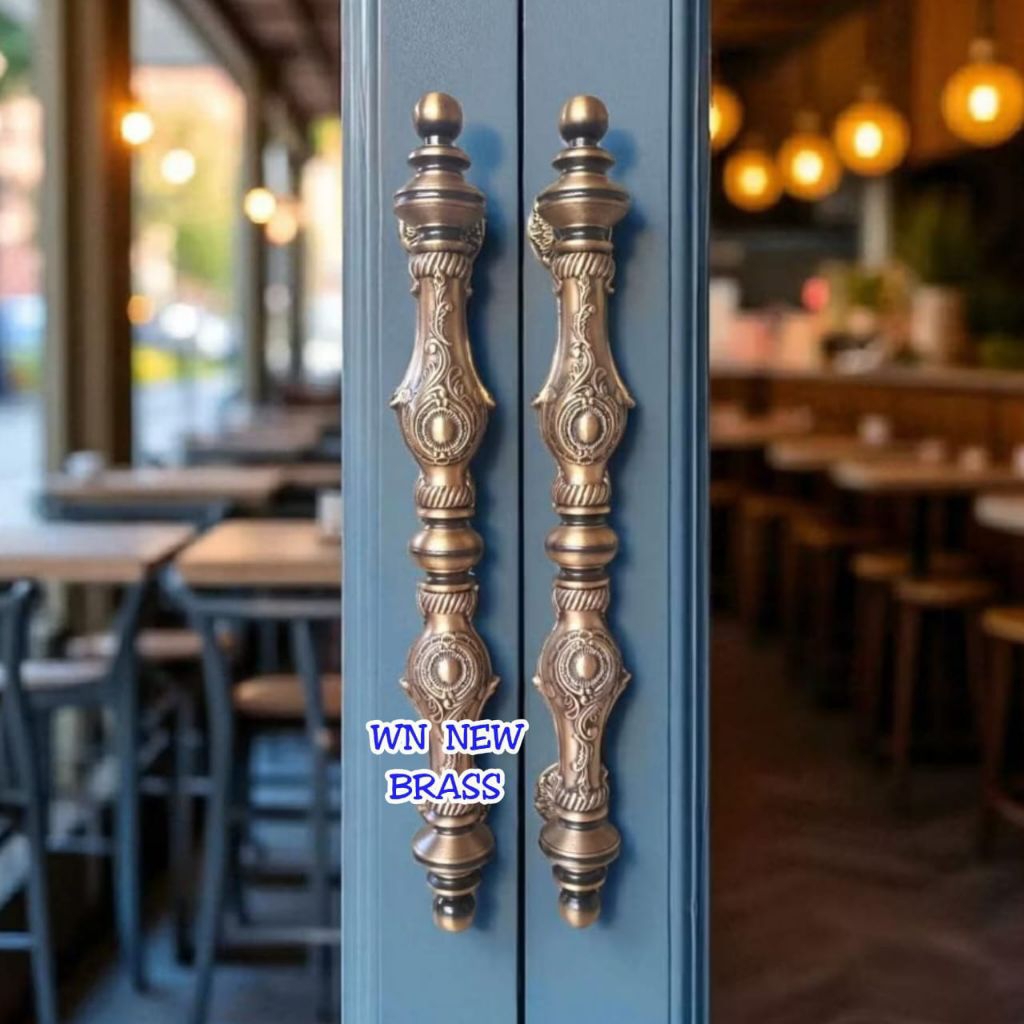 Jual Handle Pintu / Gagang Pintu Rumah Pagar Kuningan Motif Luxor Yoyo ...