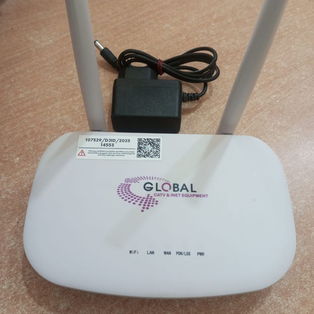 Jual ONU XPON GLOBAL GL-01 WIFI 1 LAN SUPPORT OMCI OLT GLOBAL GL01 ...