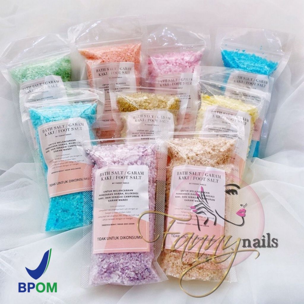 Jual BATH SALT ORGANIC 1kg GARAM MANDI EPSOM SALT / foot spa salt garam ...