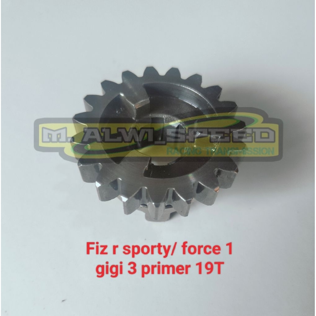 Jual Rasio racing fiz / fiz r / force 1 gigi 3 primer 19 pnp lawan ...