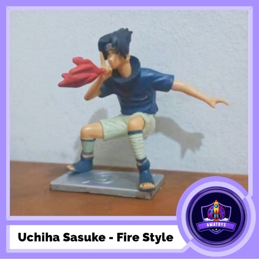 Jual Action Figure Naruto - Action Figure Sasuke Uchiha _ Fire Style ...