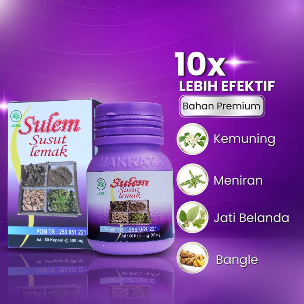 Jual SULEM SUSUT LEMAK ORIGINAL Penurun Berat Badan Pelangsing Herbal ...