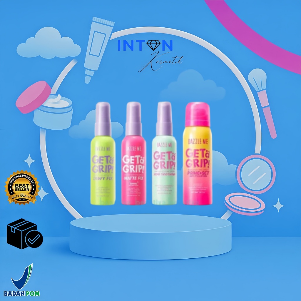 Jual DAZZLE ME GET A GRIP! MAKEUP SETTING SPRAY DEWY / MATTE 60 ML / 50 ...