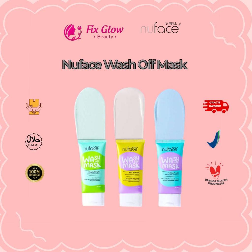 Jual Nuface Wash Off Mask 50gr | Masker Wajah Kulit Jerawat / Kusam ...