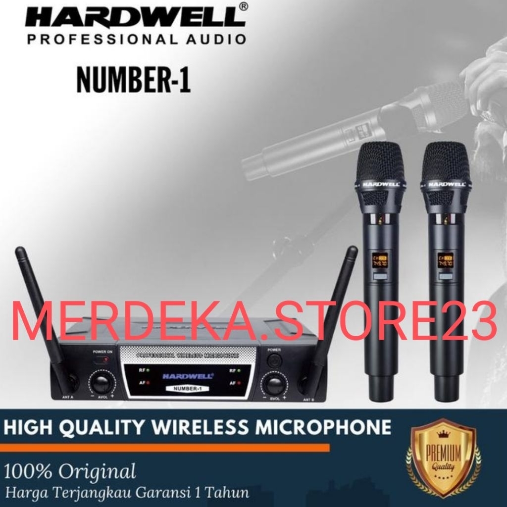 Jual NEW Mic Wireless HARDWELL NUMBER1 | HARDWELL NUMBER 1 Microphone ...