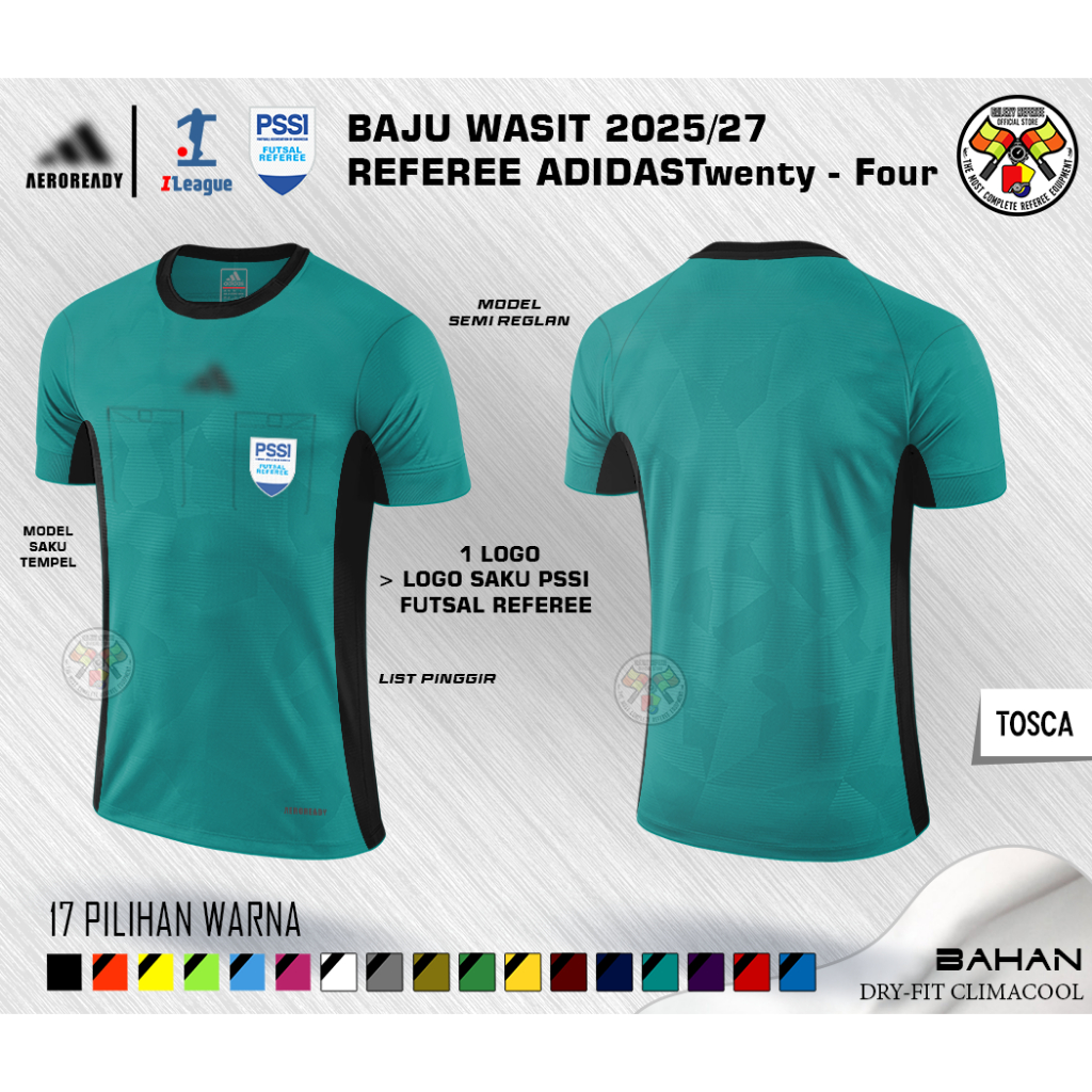 Jual PSSI FUTSAL REFEREE - Baju Wasit BRI Super League 2025/27 ADDS24 ...