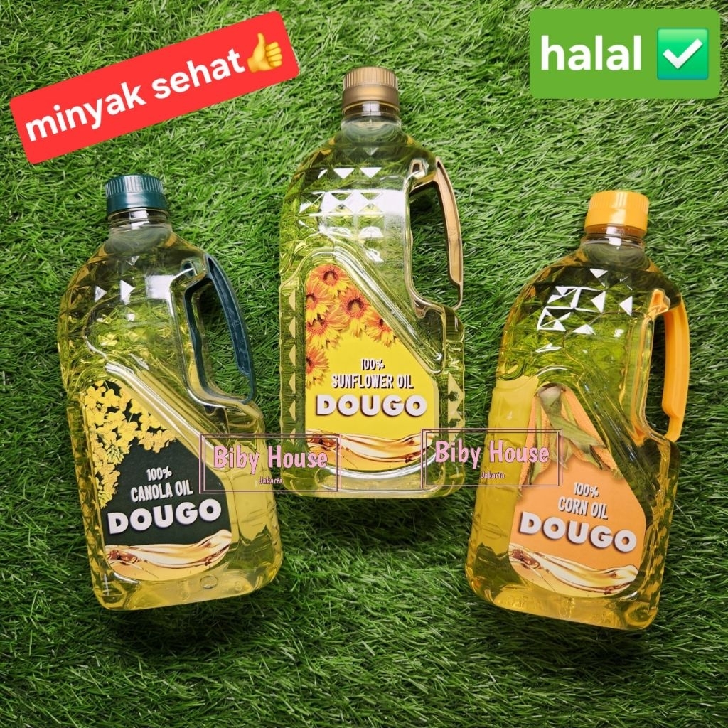 Jual DOUGO CANOLA OIL / CORN OIL MINYAK KANOLA /JAGUNG 1 LITER HARGA ...