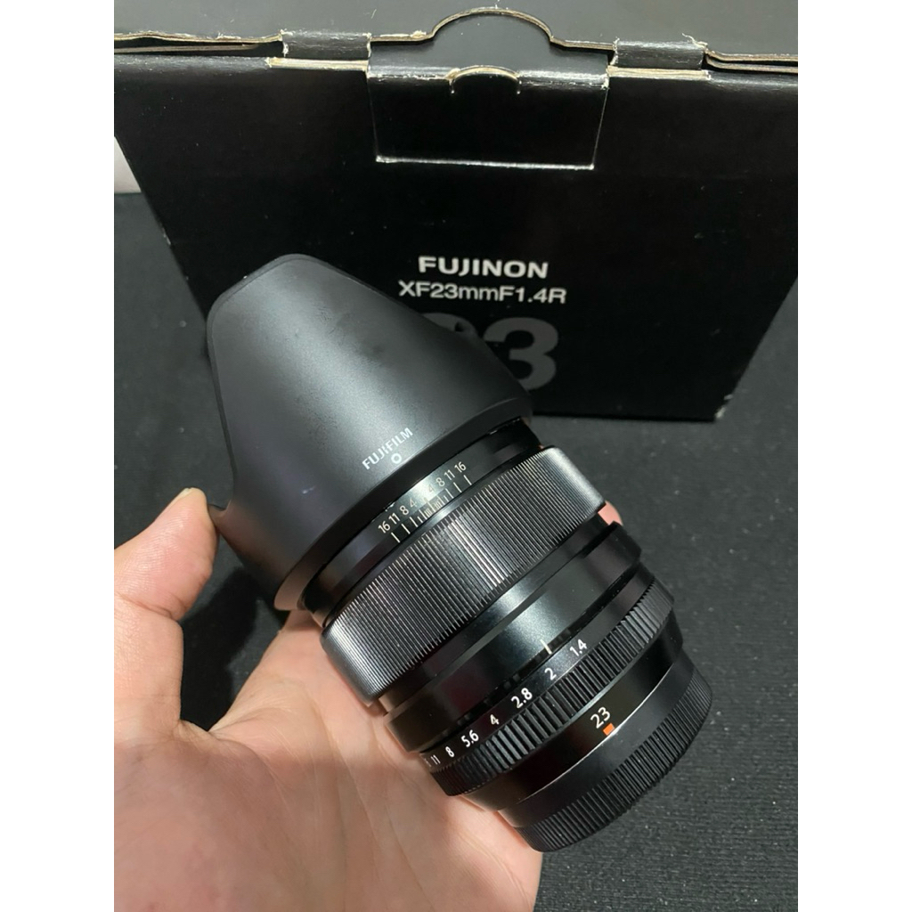 Jual Lensa Fujifilm XF 23mm f1.4 Fuji 23mm Fullset Box | Shopee Indonesia