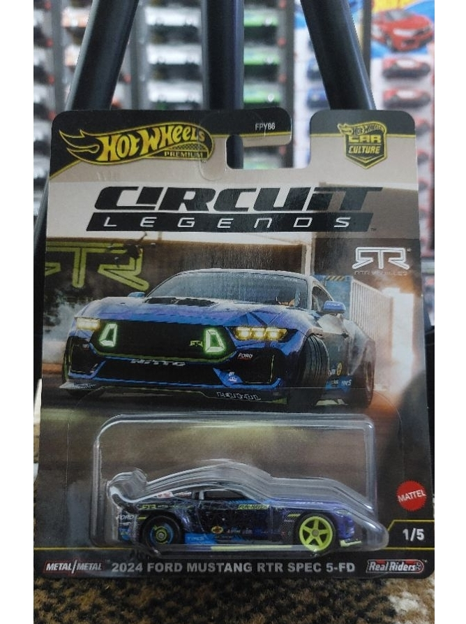 Jual Hot Wheels Premium Circuit Legends Ford Mustang RTR Spec 5-FD 2024 ...