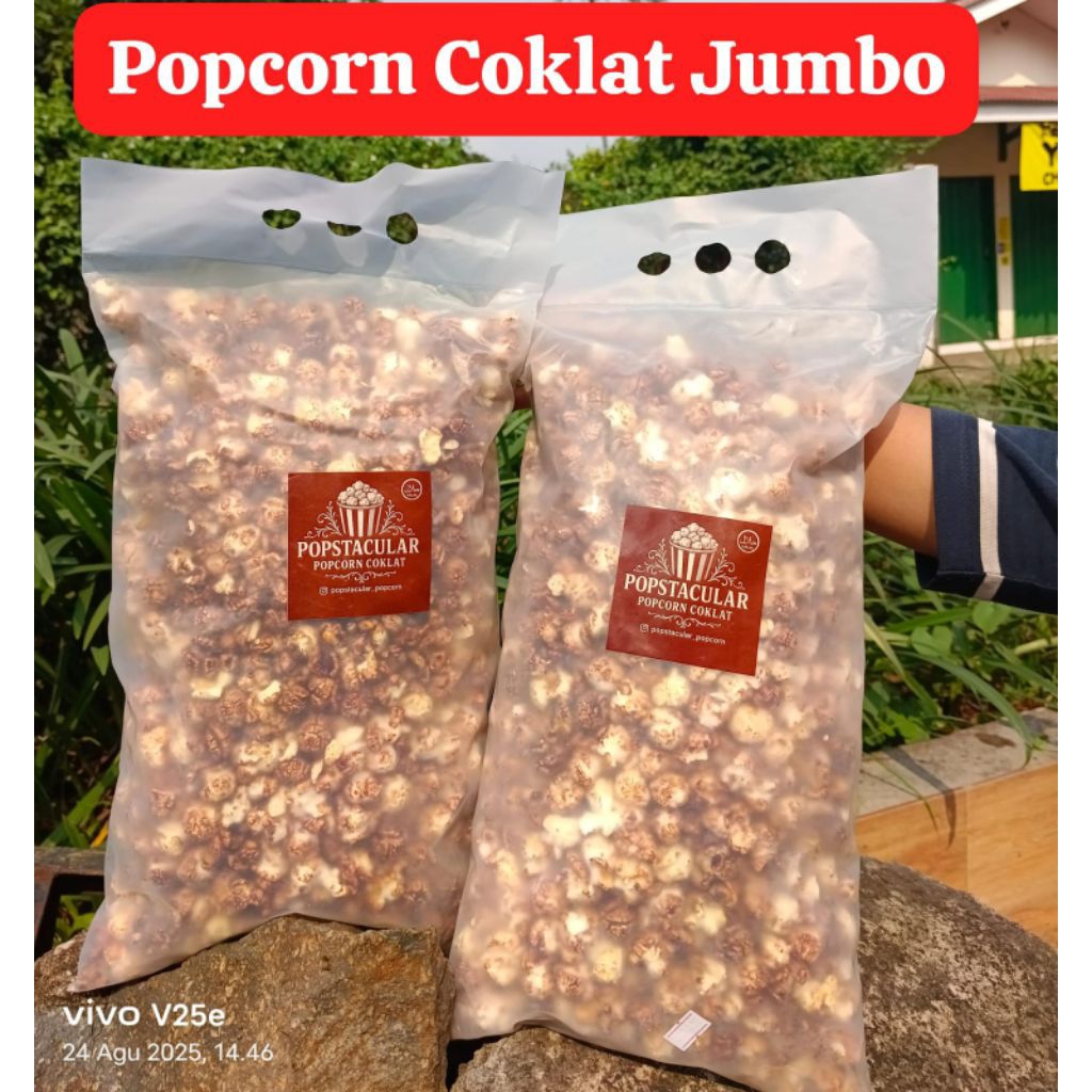 Jual POPCORN COKLAT JUMBO 500gr | Shopee Indonesia