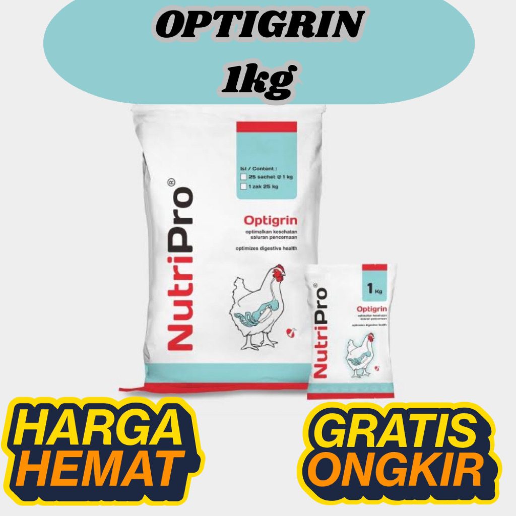 Jual NutriPro Optigrin 1kg - Medion - Peningkat Performa dan daya tahan ...