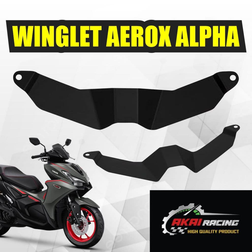 Jual Breket Winglet Motor Breket Winglet Aerox Alpha Cnc Akai Racing ...