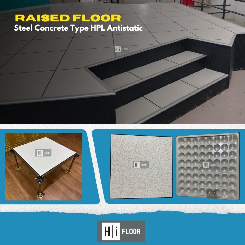 Jual Raised Floor Type HPL Antistatic Steel Concrete / Accsess Floor ...