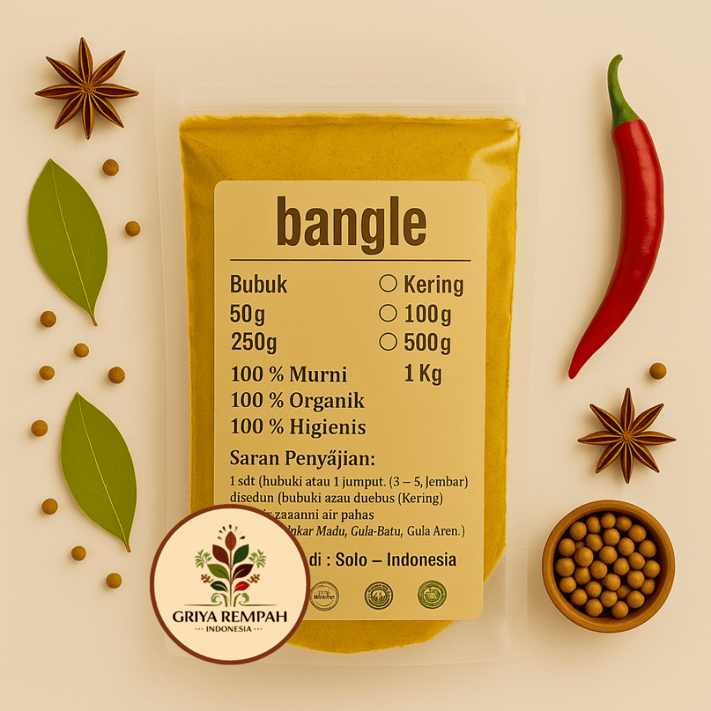 Jual BANGLE BUBUK 250 GRAM Premium – Bengle Ramuan Rempah Herbal 100% ...