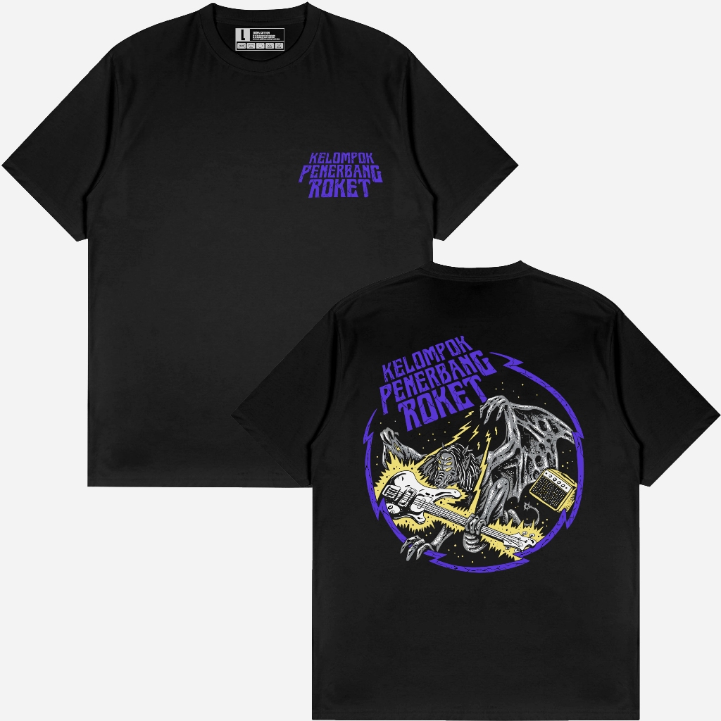 Jual KELOMPOK PENERBANG ROKET T-SHIRT / kaos band KPR / kaos metal ...