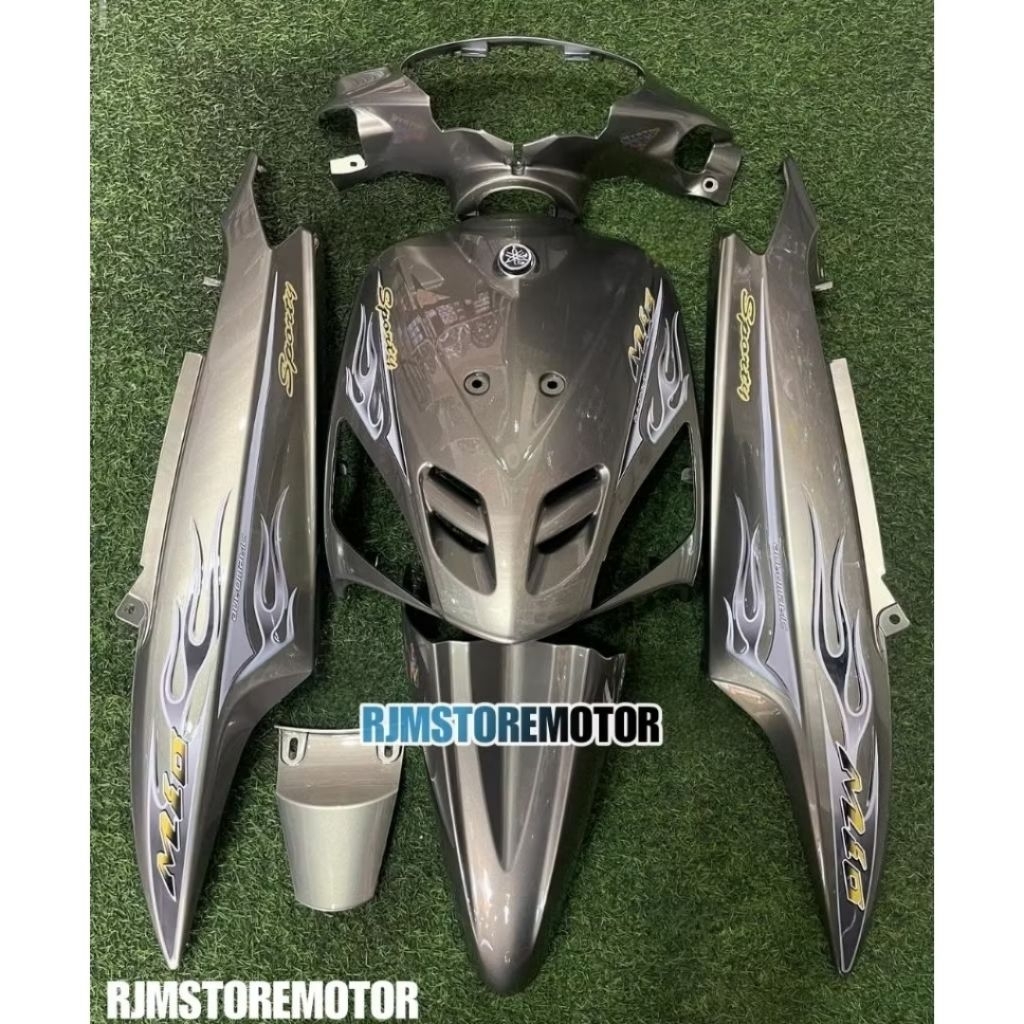 Jual full body halus yamaha mio sporty grey lembayung gold | Shopee ...