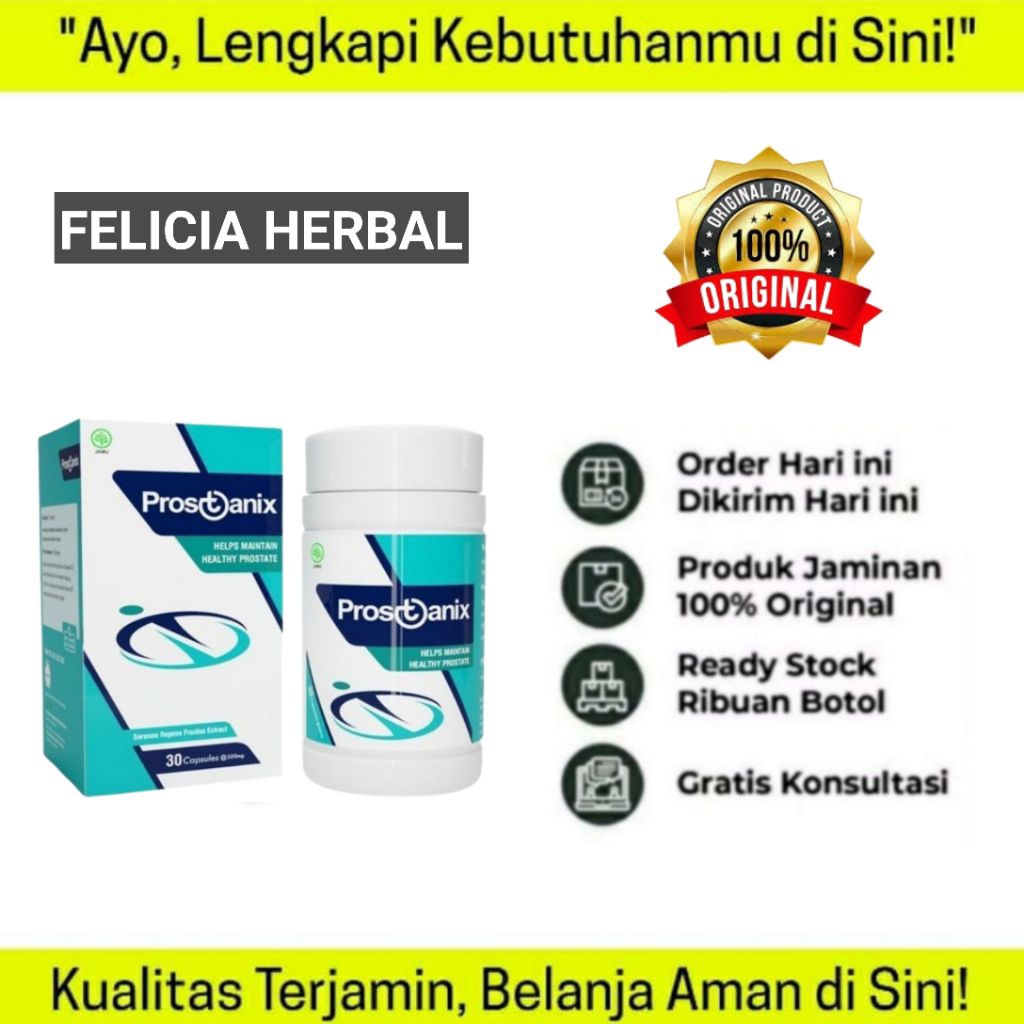 Jual PROSTANIX ASLI OBAT PROSTAT HERBAL ORIGINAL | Shopee Indonesia