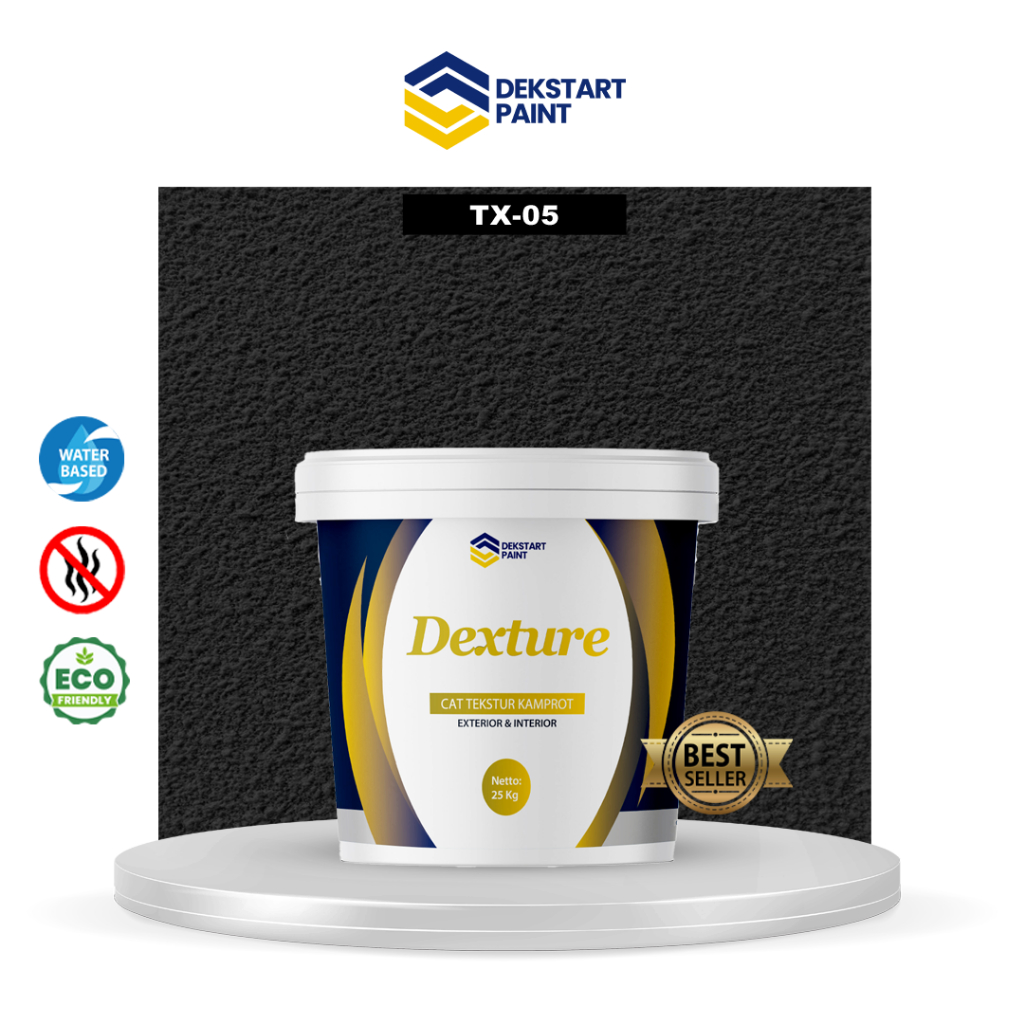 Jual Cat Dinding/Tembok Tekstur Pasir Kamprot Berat 25 Kg INTERIOR ...