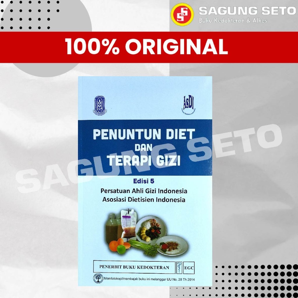 Jual BUKU PENUNTUN DIET DAN TERAPI GIZI EDISI 5 (TERBARU) - PERSATUAN ...
