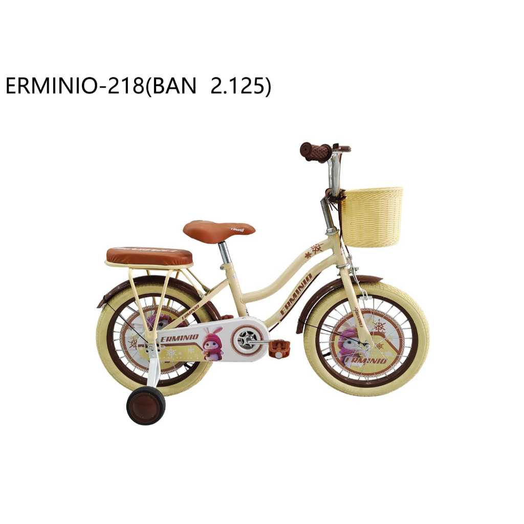 Jual Sepeda anak perempuan vintage ban putih ukuran 12 16 dan 18 inch ...