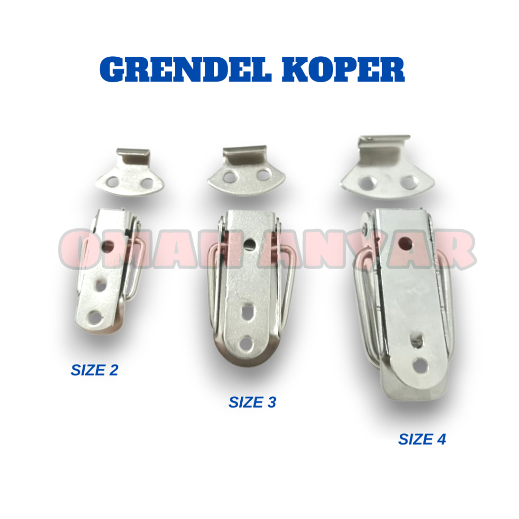Jual Grendel Koper Overpal Peti SS Stainless Steel Kecil Sedang Besar ...
