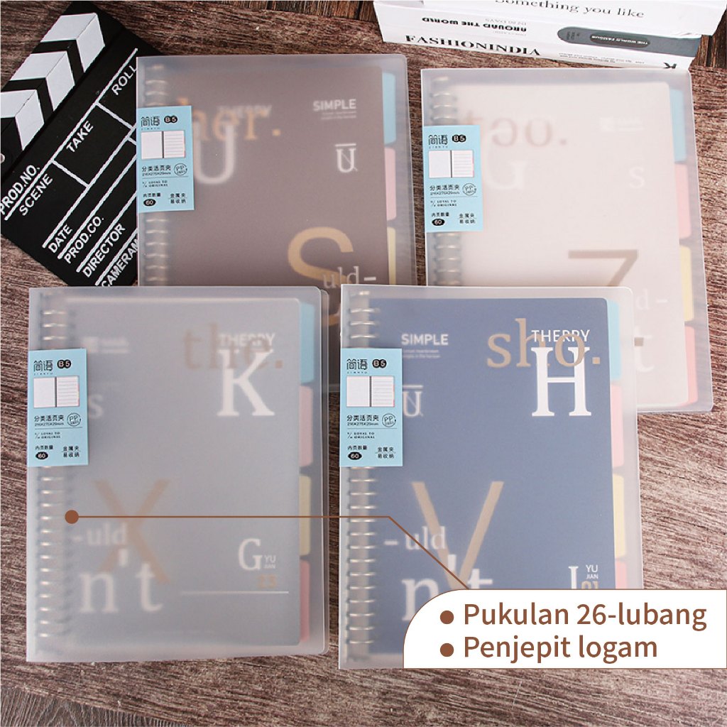 Jual B5 Spesifikasi Binder Binder Transparan Pencetakan Surat 26 Metal ...
