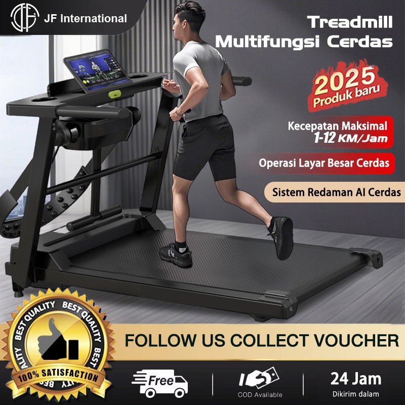 Jual Treadmill dengan Layar Monitor/Treadmill Cerdas/Treadmill Premium ...