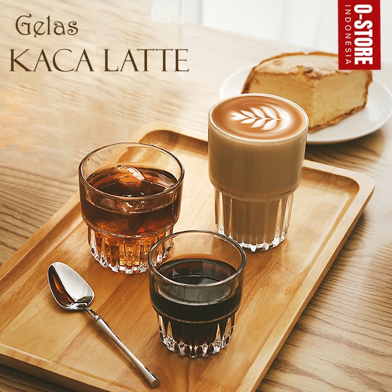 Jual Gelas Kopi Latte Art Gelas Matcha Aesthetic Cangkir Teh Gelas ...