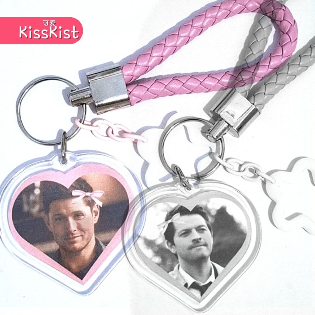 Jual Supernatural Keychain by KissKist🩷 | Dean Winchester Castiel ...