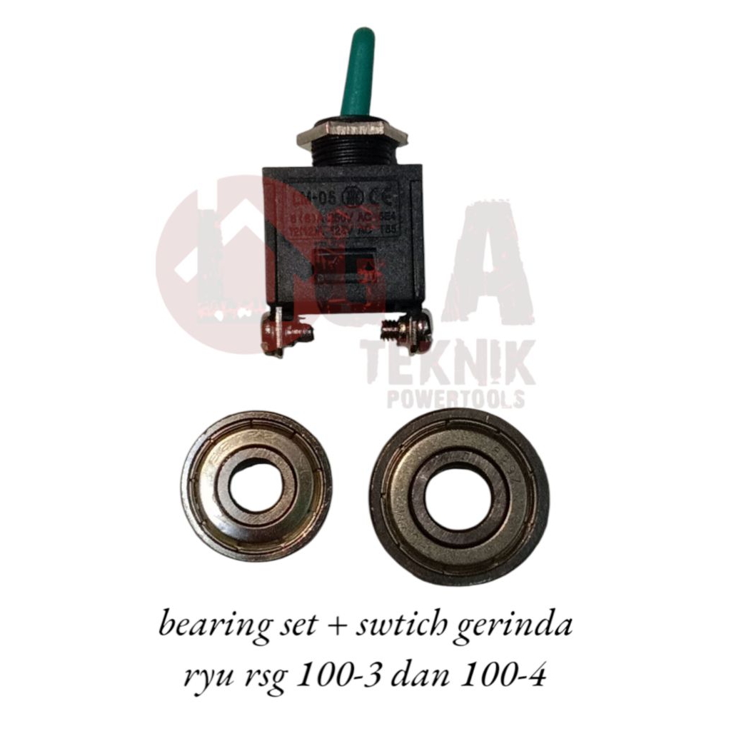 Jual Bearing laher satu set + switch gerinda ryu rsg100-3 rsg100-4 ...
