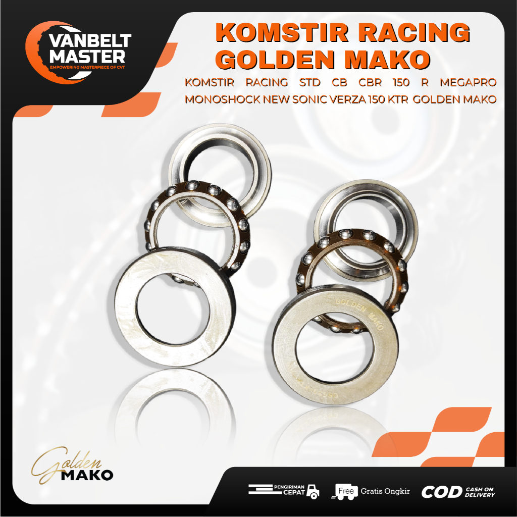 Jual Golden Mako Komstir Comstir Racing Standar Sonic Megapro Verza CB ...