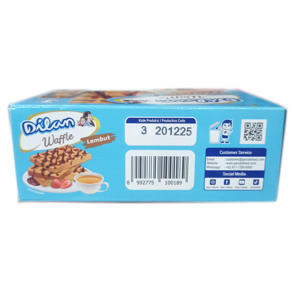 Jual Dilan Waffle Wafer Kemasan Fresh Pack 48 Gram | Shopee Indonesia