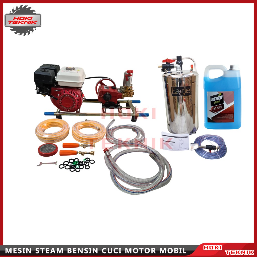 Jual Komplit Mesin Steam Cuci Mobil motor & Tabung Salju stainless | Shopee Indonesia