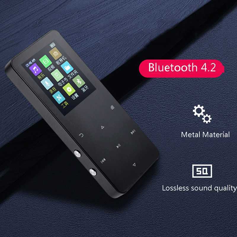 Jual RIJAHO MP3 Digital Audio Player Alarm Ebook Bluetooth 4.2 MP3 Mini ...