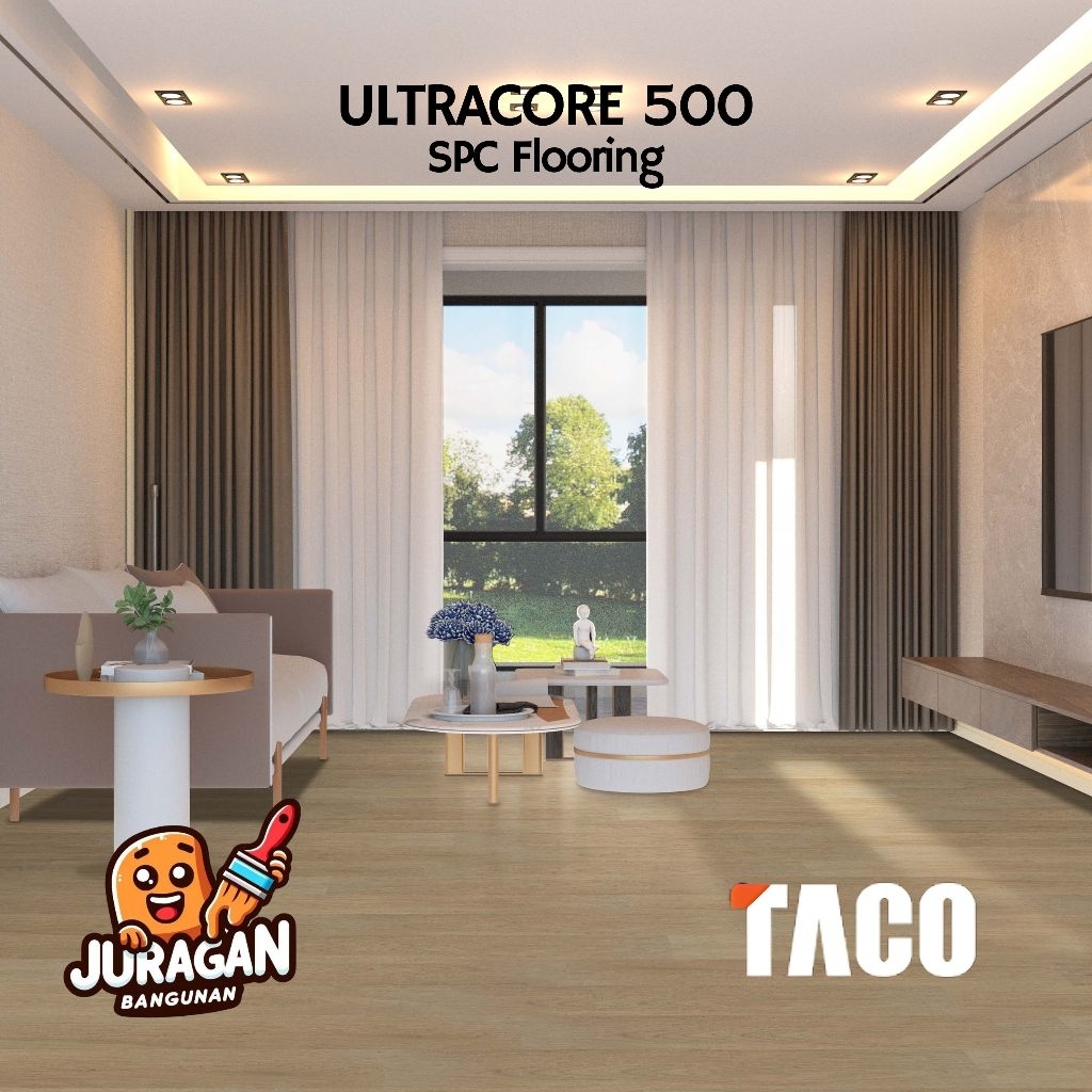 Jual TACO Ultracore 500 SPC Lantai 5mm | SPC Tebal | SPC Motif Kayu ...