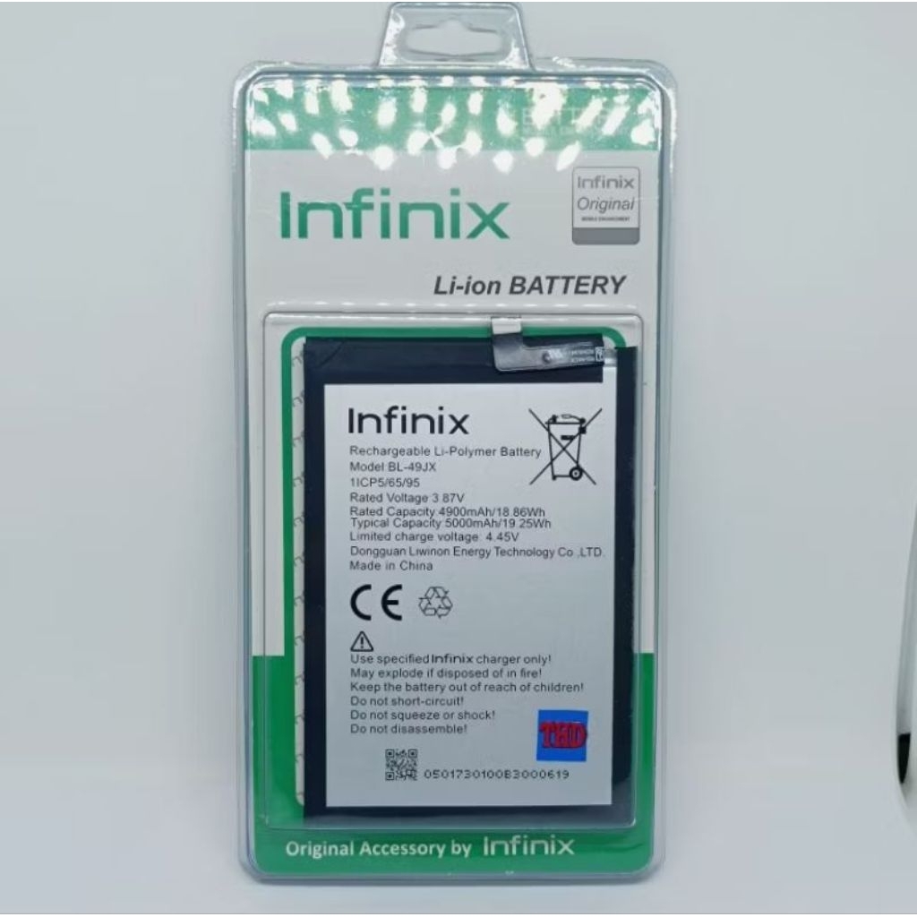 Jual Batre Baterai Infinix HOT 40 PRO X6837 ORIGINAL 100% Model Batrei ...