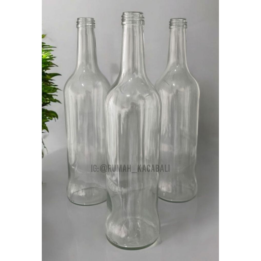 Jual Botol kaca cordial 620ml | botol anggur merah kondisi baru dan ...