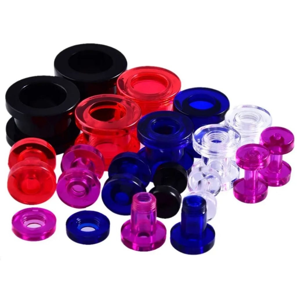 Jual PIERCING AKRILIK / PIERCING AKRILIK WARNA / PIERCING EAR PLUG ...