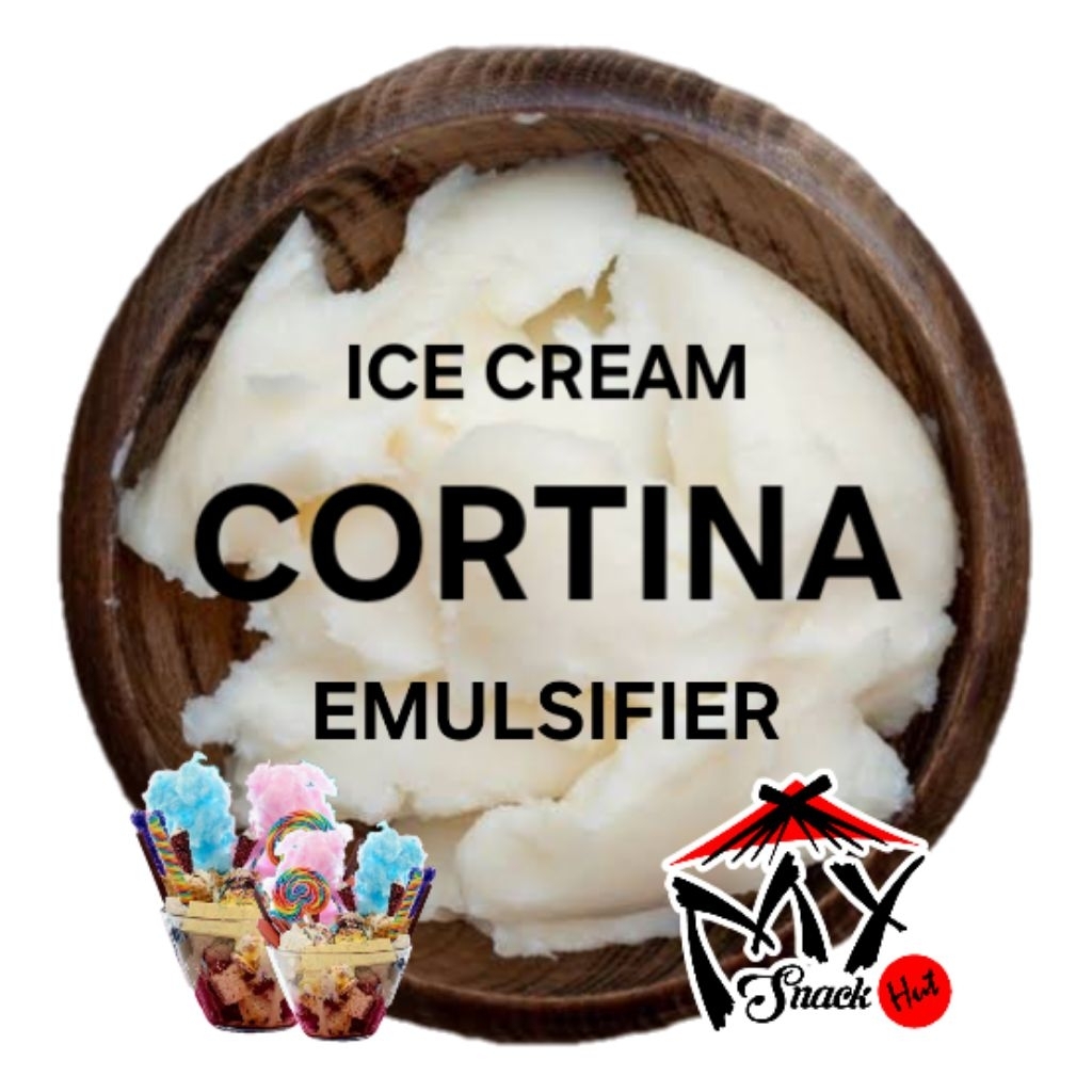 Jual CORTINA 1KG ICE CREAM EMULSIFIER SUNDAE PELEMBUT PENGHALUS ...
