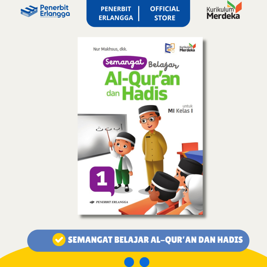 Jual [Erlangga Official] Semangat Belajar Al-Quran & Hadis Mi Kelas 1 - Kurikulum Merdeka ...