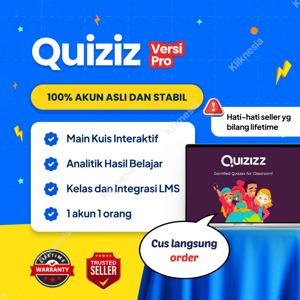 Jual Akun Quizizz Premium Kuis Interaktif Live atau Mandiri [PRIVT AKUN ...