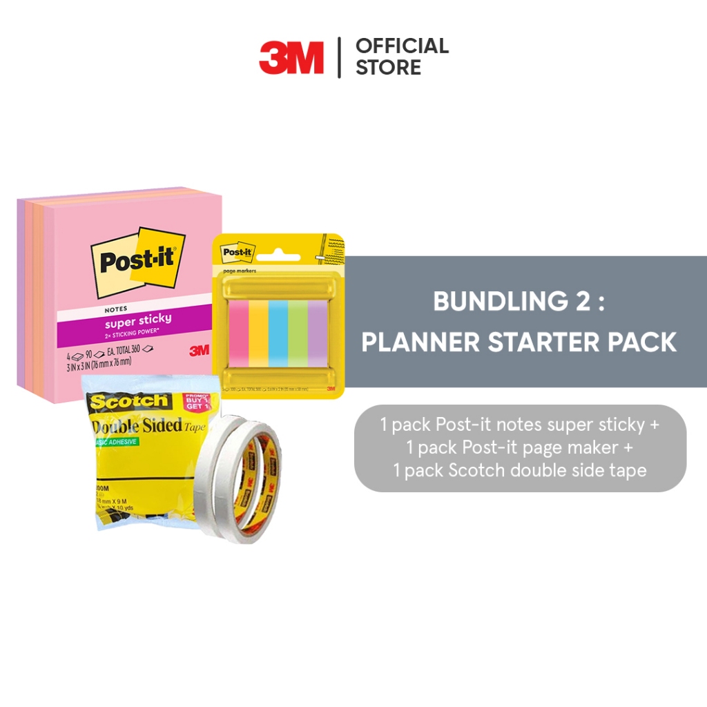 Jual 3M Package Planner Starter Pack | Shopee Indonesia